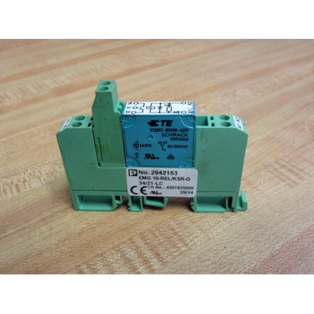 Phoenix 2942153 Relay Module EMG 10-RELKSR-G 2421-LC wKR512024 - Used
