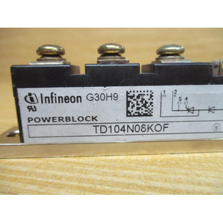 Infineon TD104N08KOF SCR Module - New No Box