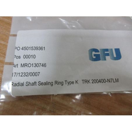 GFU TRK 200400-N7LM Radial Shaft Sealing Ring MRO130746