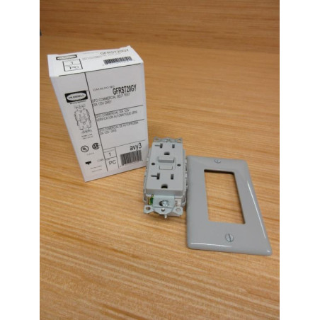 Hubbell GFRST20GY GFCI Receptacle