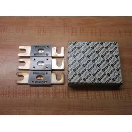 Buss ANN-200 Bussmann Fuse Cross Ref 1DC75 (Pack of 3)