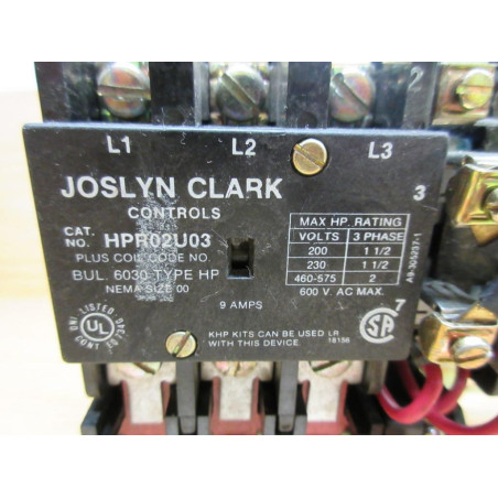 Joslyn Clark HPR02U03 Reversing Starter - Used