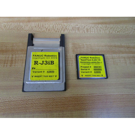 Fanuc Robotics R-J3ib PCMCIA Card 42600 - Used