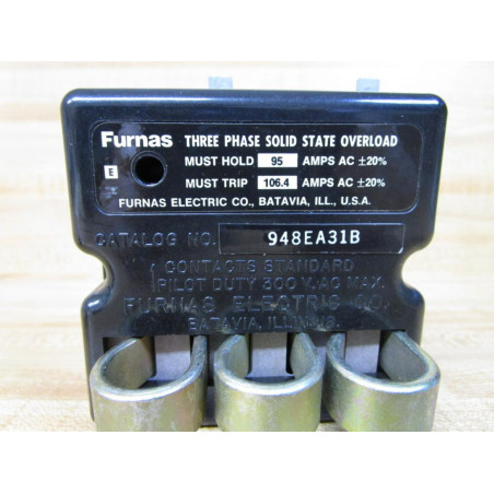 Furnas 948EA31BNB Solid State Overload Relay 948EA31B - New No Box