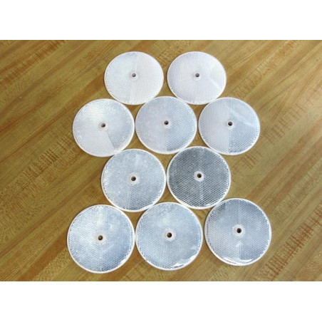 Tapco RT-90 3-14" White Centermount Reflector 102227 (Pack of 10) - New ...