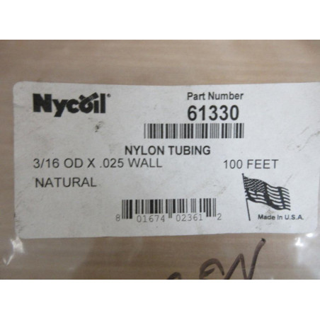 Nycoil 61330 Nylon Tubing 100' Feet
