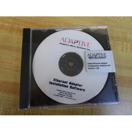 Adaptive Micro Systems 10889120 Alpha Ethernet Adapter Software Kit ...