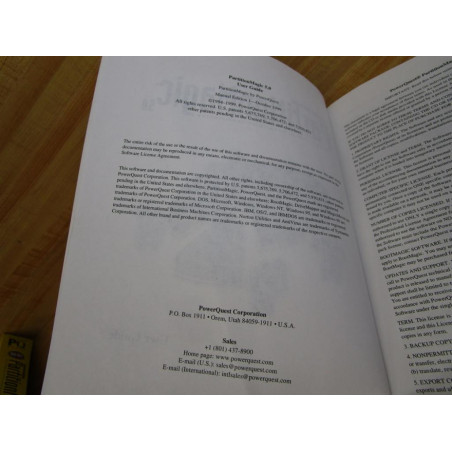 Power Quest PM5ENRCD Partition Magic 5.0 WOut Software - Used