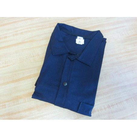 Westex Indura 124635 Navy Cotton Lab Coat 40" Large