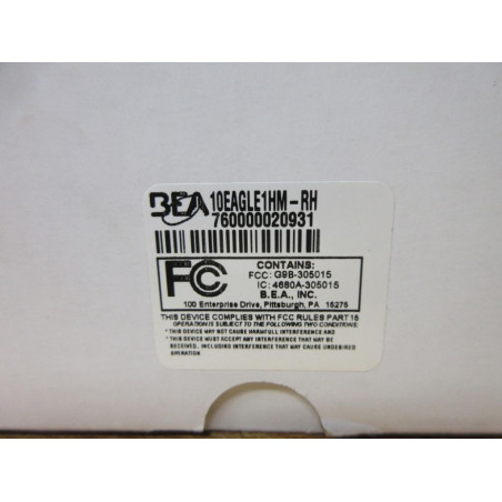 BEA 10EAGLE1HM-RH Industrial Motion Sensor 760000020931