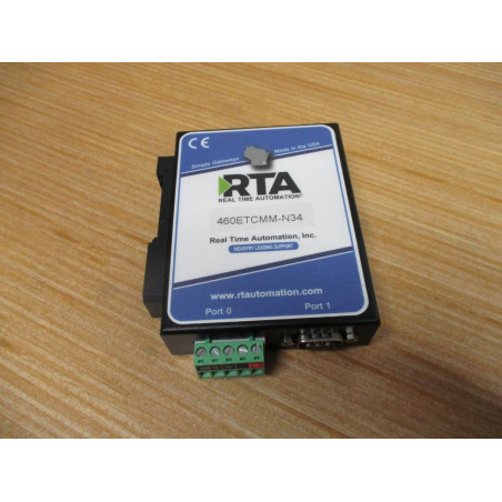 Real Time Automation 460ETCMM-N34 RTA Protocol Gateway - New No Box