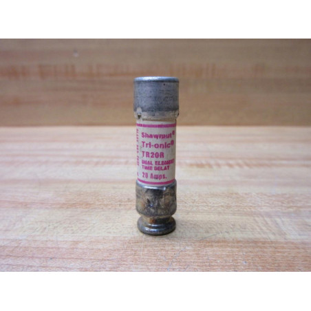 Gould Shawmut Ferraz Mersen TR20R Fuse Cross Ref 4YZD8 (Pack of 8) - Used