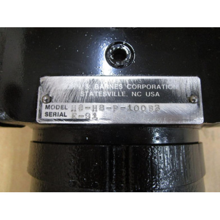 John Barnes H8-H8-P-100B3 Hydraulic Motor Pump H8H8P100B3 - New No Box