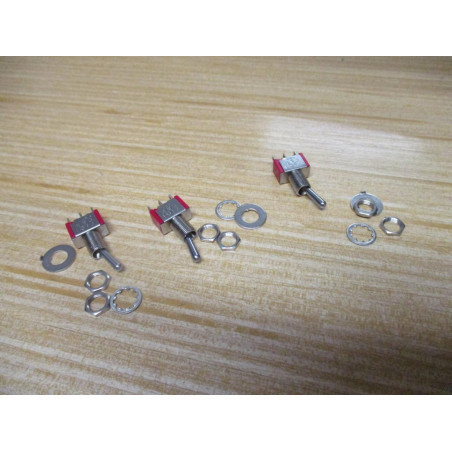C&K 7101SYZQE Toggle Switch (Pack of 3) - New No Box