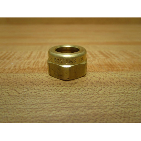 Spraying Systems CP1325 38" Brass Retaining Nut (Pack of 2)