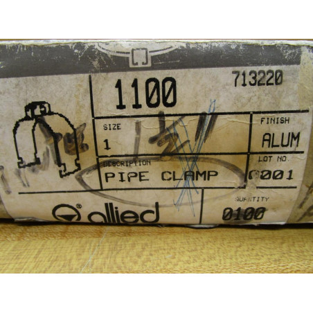 Power-Strut 1100 Pipe Clamp PS1100 Size 1 WOut Hardware (Pack of 180)