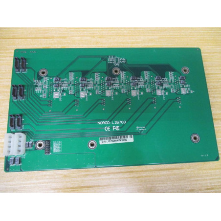 Norco LIB700 6-Channel Backplane Board Chipped Plastic On Connector - Used
