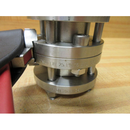 Kieselmann DN25 PN16 AISI 304L CH363416 Butterfly Valve - New No Box