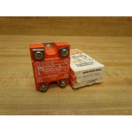 Continental Industries S505-0SJ625-000 Relay S5050SJ625000 Orange WO ...