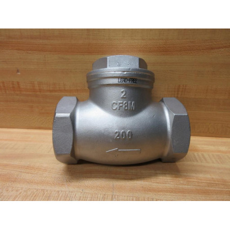 SCI 2" CF8M Check Valve 2CF8M - New No Box