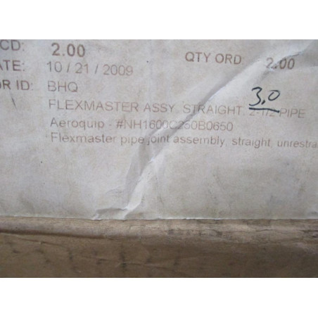 Eaton NH1600C250B0650 Flexmaster Pipe Joint Assembly Missing 1 Bolt