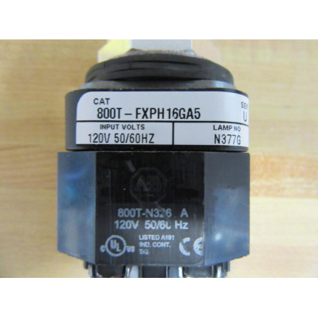 Allen Bradley 800T-FXPH16GA5 Push Pull Switch