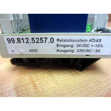 Weiland 99.812.5257.0 Relay Terminal Block 9981252570 - New No Box