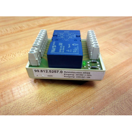 Weiland 99.812.5257.0 Relay Terminal Block 9981252570 - New No Box