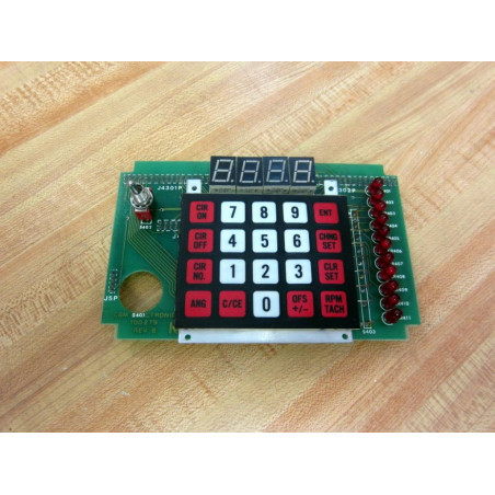 CBM Electronics 100279 Numeric Display Board WKeypad - Used