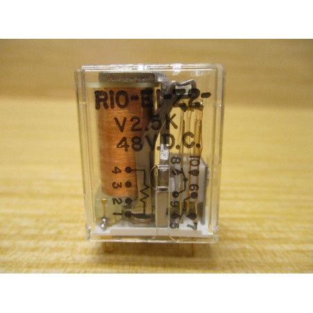 AMF Potter & Brumfield R10-E1-Z2-V2.5K-48V.D.C. Relay R10-E1-Z2-V2.5K-48VDC
