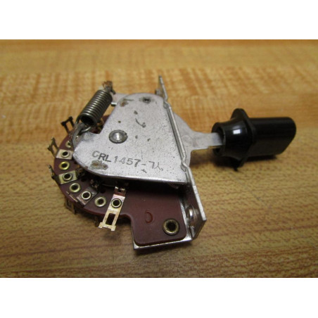 Centralab CLR1457 Lever Action Switch 1457 4 POL-2 POS