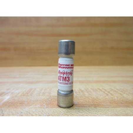 Gould Shawmut Ferraz ATM3 Mersen Fuse Cross Ref 4ZCH5 (Pack of 8)