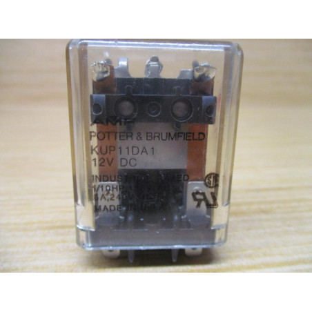 Potter & Brumfield KUP11DA1-12VDC Relay KUP11DA1 - Used