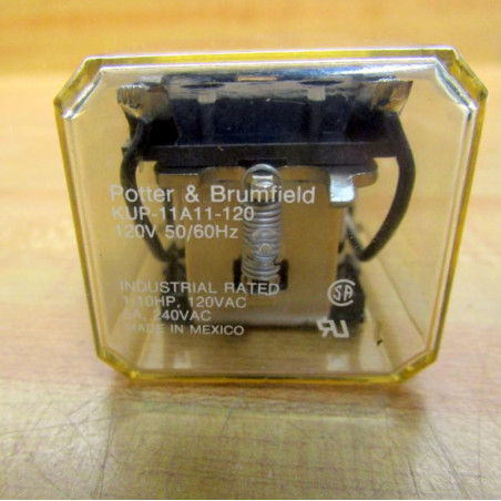 Potter & Brumfield KUP-11A11-120V Relay KUP11A11-120 - New No Box