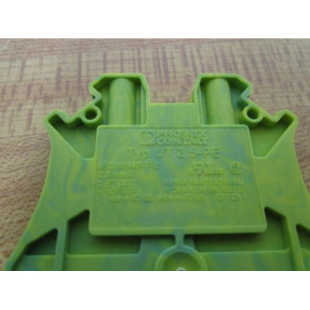 Phoenix Contact UT 2,5-PE Terminal Block 3044092 (Pack of 25) - New No Box