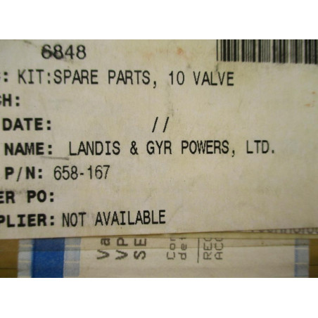 Landis & Gyr Powers 658-167 Valve Repacking Kit 658167