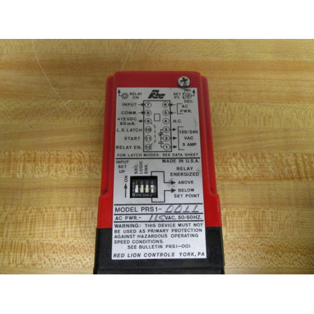 Red Lion Controls PRS1-0011 Relay Module PRS10011 120240 VAC 5 AMP ...