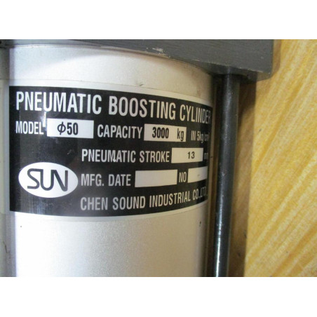 Chen Sound Industrial Model Ø50 Pneumatic Boosting Cylinder Ø50 - Used