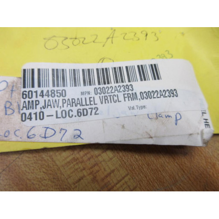 03022A2393 Jaw Clamp - New No Box