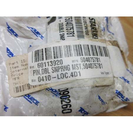 Yale 504075781 Forklift Pin WDouble Snapring (Pack of 5)