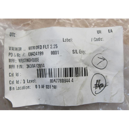 Westinghouse 363B412014 Washer (Pack of 4) - New No Box