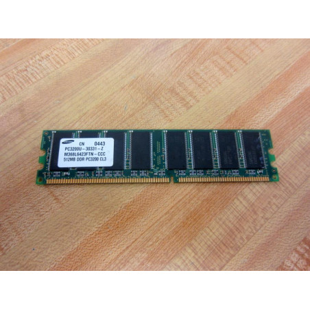 Samsung PC3200U-30331-Z Memory Board PC3200U30331Z M368L6423FTN-CCC - Used