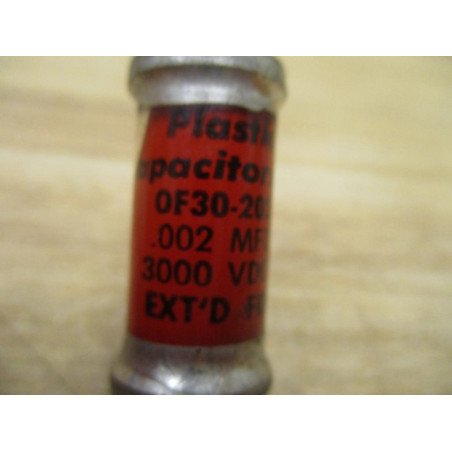 Plastic Capacitors OF30-202 Capacitor 0F30-202 0.002 MFD 3000VDCW - New ...