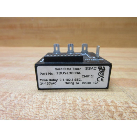 SSAC TDUSL3000A ABB Solid State Timer - Used
