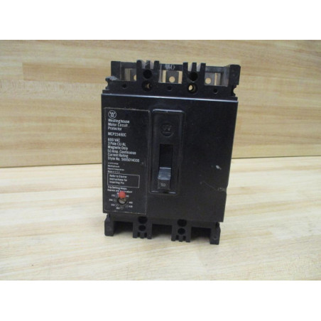 Westinghouse MCP23480C 50 AMP Circuit Breaker Style 5685D14G06 - Used