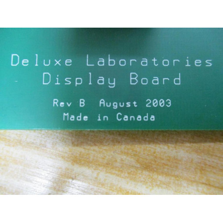 Deluxe Laboratories Rev B Display Board - Used