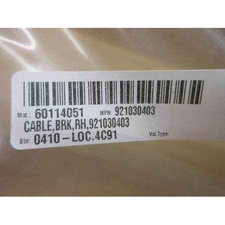 921030403 Emergency Brake Cable RH