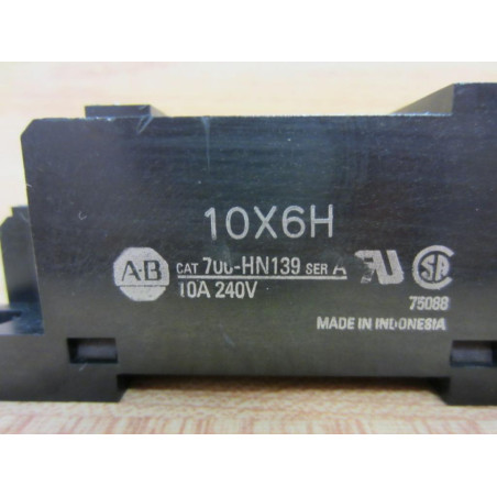 Allen Bradley 700-HN139 Relay Socket 700HN139 Series A - New No Box