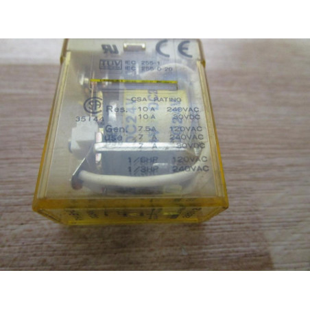 IDEC RH1B-U-DC24V Relay RHIB-U-DC24V 24VDC - Used