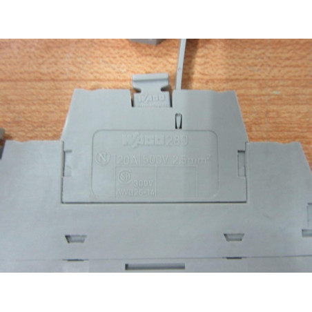 Wago 280-550 Triple Deck Terminal Block 280550 (Pack of 20) - New No Box